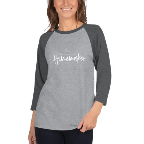 Thankful Homemaker 3/4 Sleeve Raglan Shirt - Thankful Homemaker
